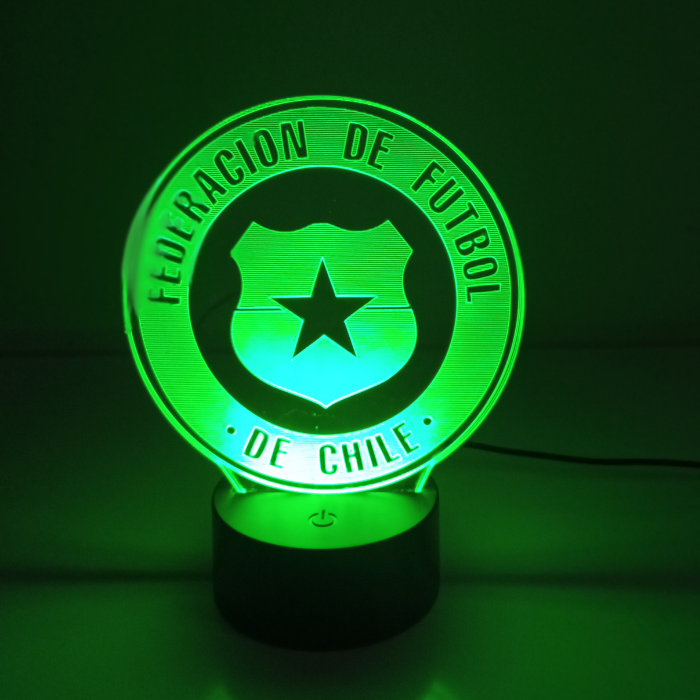 Lámpara 3D Led Selección de Chile Emblema – 3D Lamp Chile